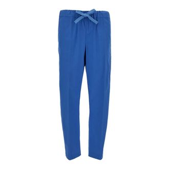 Semicouture Femme, Pantalons, Bleu, Taille: 38 FR Slim-fit Pantalons