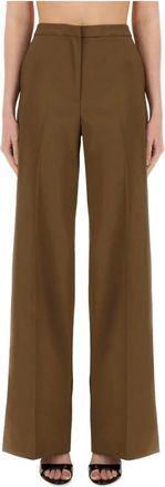 Pantaloni Torino Femme, Pantalons, Brun, Taille: 38 FR Pantalone Diana