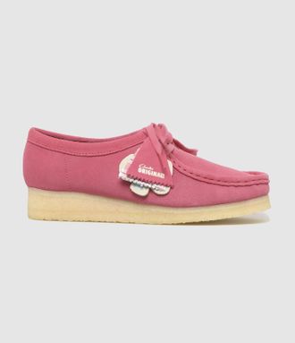 Clarks Mocassins Wallabee Pink Interest