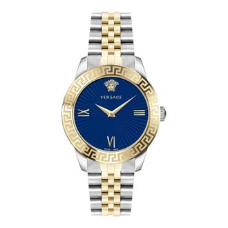 Versace Greca Signature Uhr - - Accessories - Damen - Blau - ONE SIZE