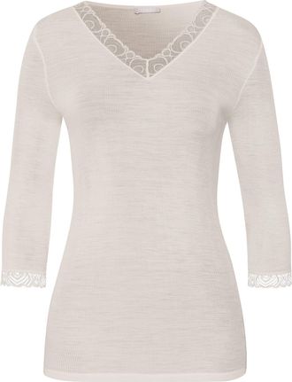 Hanro Sleepshirt Woolen Lace