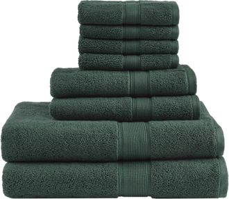 Madison Park Signature Luxuriöses Badetuch-Set, 800 g/m², 100% Baumwolle, sehr saugfähig, schnell trocknend, Hotel- und Spa-Qualität für Badezimmer, Verschiedene G