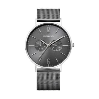 Bering Bering Herren Armbanduhr Classic 40 mm Armband Milanaise 14240-309 - - Accessories - Herren - Grau - ONE SIZE