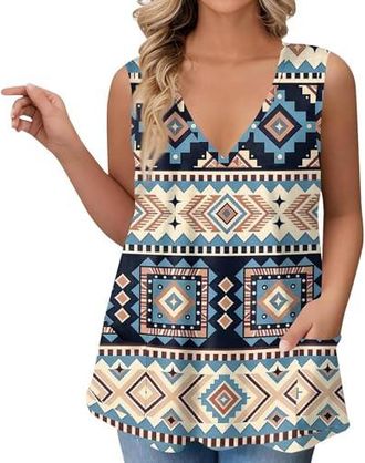 Generic Debardeur Femme Chic et &eacute;l&eacute;gant Chemisier sans Manche R&eacute;tro D&eacute;bardeur Blanc Grande Taille Crop Top ete Haut Chic et Elegant Caraco Vetement Femme Tee 