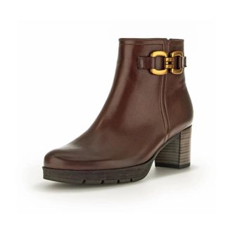 Gabor Elegante Leder-Stiefelette mit Luftkammer-Sohle - - Shoes - Damen - Braun - 40 1/2 EU