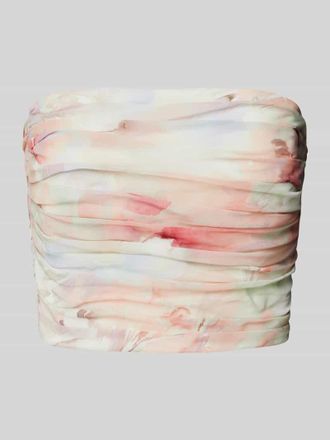 Jake*s Cropped Bandeau-Top mit Raffungen