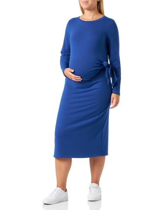 Noppies Damen Dress Frisco Long Sleeve Kleid, Sodalite Blue - P073, 42 EU