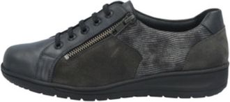 Solidus Casual Schn&uuml;rschuhe in Anthrazit - - Shoes - Damen - Schwarzk - 39 EU