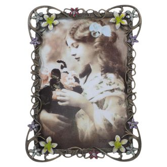 Pretyzoom Antiken Stil Bilderrahmen Vintage Foto Rahmen Desktop Ornament 17 5x12 5 Cm