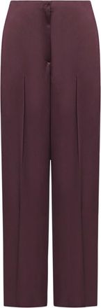 Pinko Pinko, Femme, Pantalons, Rouge, Taille: 36 FR Limoncello Wide Pantalons