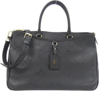 Louis Vuitton Sac &agrave; main vintage en toile Pre-owned - Femme - Pre-owned - Noir - Taille: ONE Size