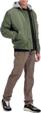 Alpha Industries &Uuml;bergangsjacke MA-1 ZH Back EMB