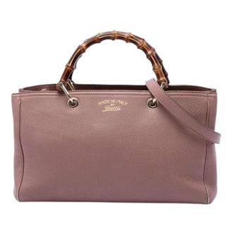 Gucci Pre-owned Bamboo Shopper Satchel - - Pre-owned - Damen - Rosa - ONE SIZE