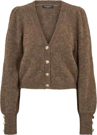 Bruuns Bazaar SyringabrushedBBKrista Strickjacke - - Knitwear - Damen - Braun - M