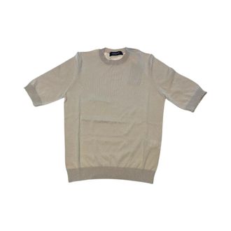 Fabiana Filippi Femme, Pulls, Beige, Taille: 34 FR Pull &agrave; Col Rond