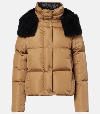 Moncler Daunenjacke Castelnou mit Teddyfleece