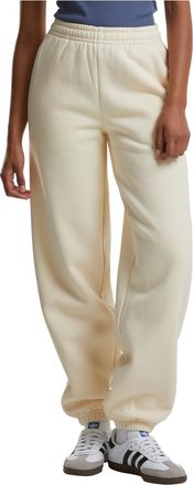 Urban Classics Ladies Fluffy Sweatpants whitesand, XXL