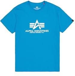 Alpha Industries Alpha Industries Basic T-Shirt pour Homme Mediteranian Blue L