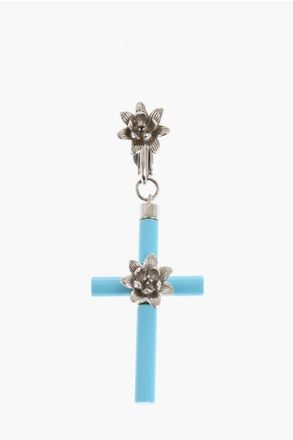 Dsquared2 Flowers-Metal JESUS Single Earrings size Unica
