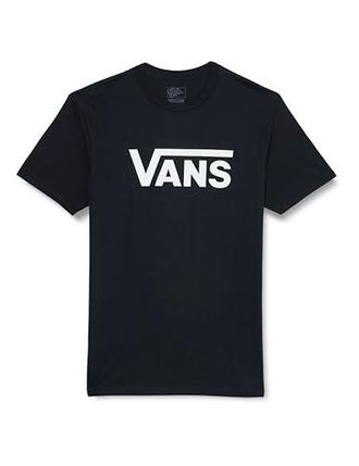 Vans Classic Drop V SS Crew Tee-b T-Shirt, Noir et Blanc, M Homme