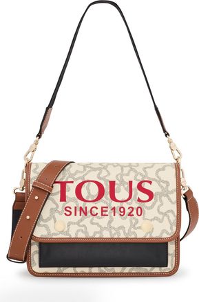 Tous M. Audree K Icon Multi-Beige Umhängetasche für Damen, mittelgroß