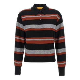 Guest In Residence Femme, Pulls, Multicolore, Taille: 42 FR Collegiate Stripe Maxi Polo