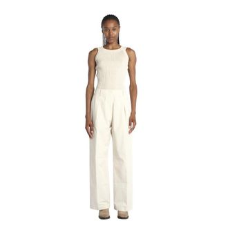 Le 17 Septembre Pantaloni con tasconi - - Trousers - Damen - Wei&szlig; - M