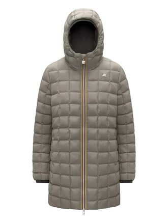 K-Way manteau zipp&eacute; Sophie &agrave; capuche - Gris