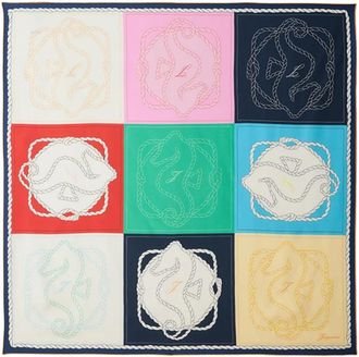 Jacquemus unisex, Accessoires, Multicolore, Taille: ONE Size Le Grand Foulard Hippocampe