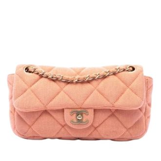 Chanel Sac bandouli&egrave;re matelass&eacute; Pre-owned - Femme - Pre-owned - Rose - Taille: ONE Size