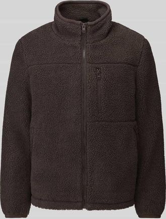 s.Oliver Red Label Teddyjacke mit Brustrei&szlig;verschlusstasche