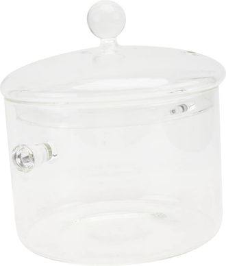 BESTONZON Instant-nudelschüssel Glas Mit Deckel Beheizbar Für Küche Kochtopf Haushalts Schmortopf Glastopf Für Mikrowelle Backofen Spülmaschine