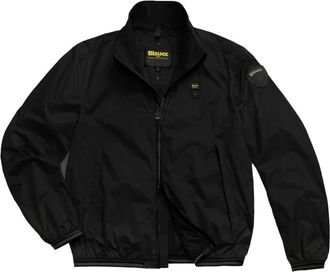 Blauer Homme, Vestes, Noir, Taille: M Veste Courte Doublée