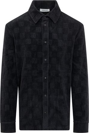 AMBUSH chemise à motif monogrammé - Noir