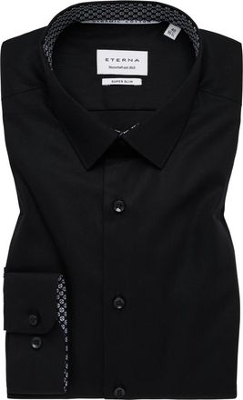Eterna Hemd aus Baumwolle mit Ausputz, Super Slim Fit in