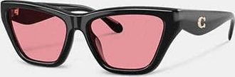 Coach Cat-Eye-Sonnenbrille Mit C-Metalldetails