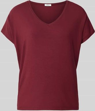 s.Oliver Red Label Relaxed Fit T-Shirt aus Viskose-Mix