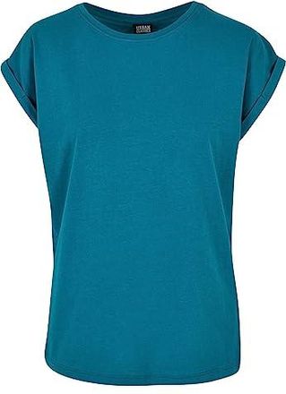 Urban Classics T-Shirt Manches Larges Femme Femme T-Shirt Manches Courtes Vert XS