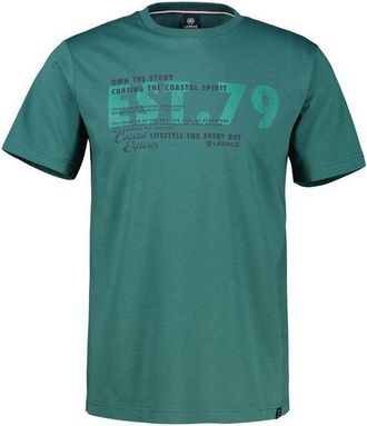 Lerros T-Shirt Basic (SPARPACK) uni + mit Print im 2er Pack