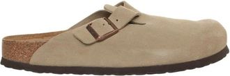 Birkenstock Loafer - Boston Suede Clog - Gr. 43 (EU) - in Grün - für Damen