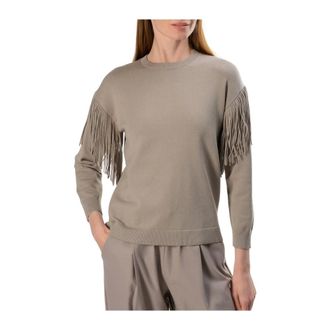 Marella Femme, Pulls, Gris, Taille: 42 FR Chemise Grise Sbarra