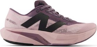 New Balance Damen FuelCell Rebel v4 in Rosa/Violett/Schwarz, Synthetik, Gr&ouml;&szlig;e 36.5