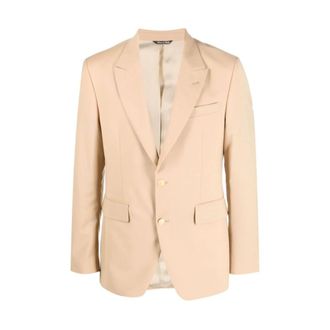Reveres 1949 Beige Button-Up Blazer mit Notched Lapels - - Jackets - Herren - Beige - L