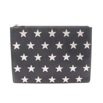 Saint Laurent Pre-owned Leder Clutch - - Pre-owned - Damen - Schwarzk - ONE SIZE