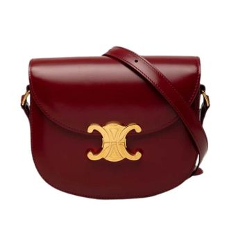 Celine Pre-owned Sac bandouli&egrave;re Clea - Femme - Pre-owned - Rouge - Taille: ONE Size