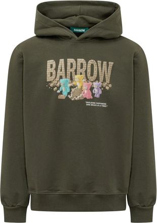 Barrow Barrow - Sweat &agrave; capuche manches longues - Homme - Sweatshirts et sweats &agrave; capuche - Vert - Taille: XS