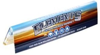 Element s King Size Slim Reis-Zigarettenpapier, 10 St&uuml;ck