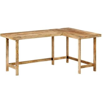vidaXL Vidaxl - Bureau 165x110x75 cm bois massif de manguier
