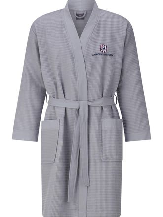 Jan Vanderstorm Herren Bademantel Aretti grau, 52/54