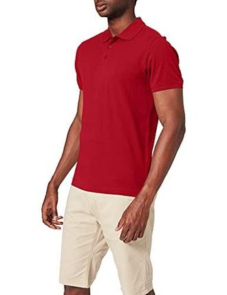 Clique Classic Lincoln Polo, Rouge, XXL Homme